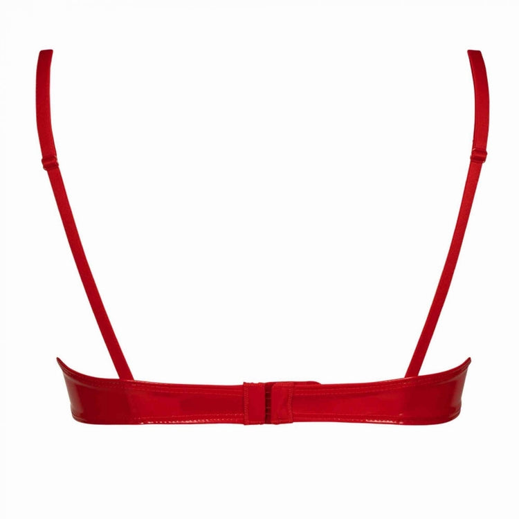 Annabelle Red Vinyl Open Bra by Patrice Catanzaro – She Said Boutique